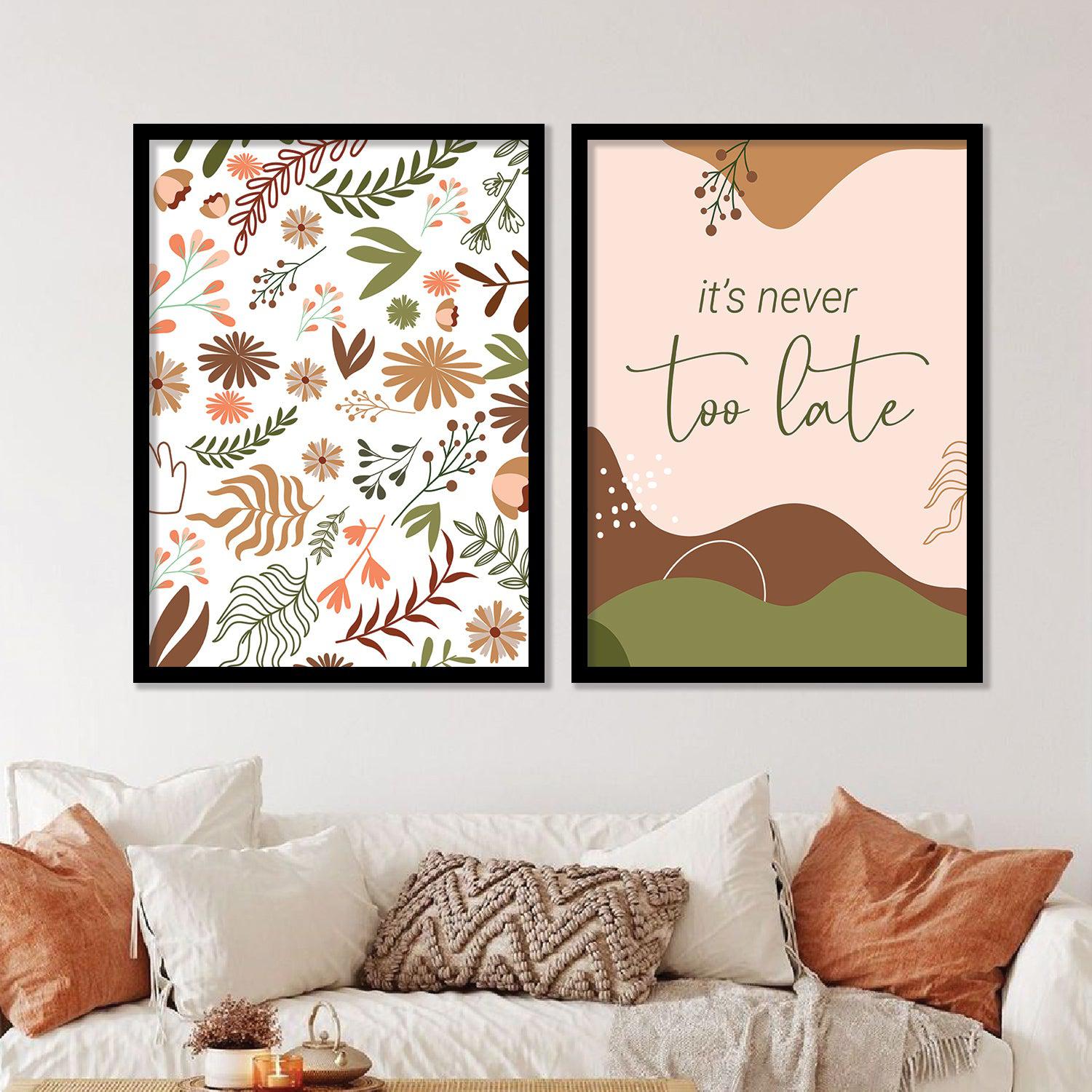 Nature Theme Framed Wall Posters / Prints – Kotart