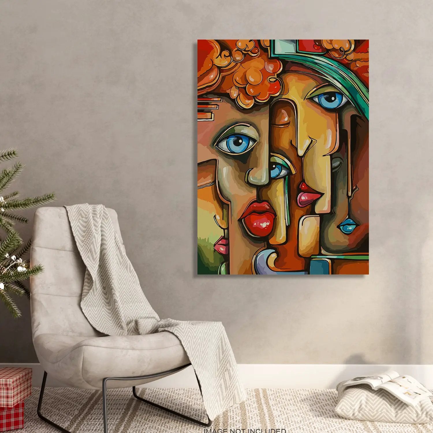 Modern Figurative Art Canvas Print - Elegance in Modern Form – Kotart