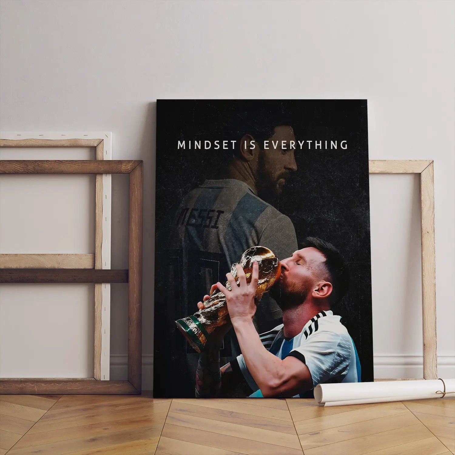 Lionel Messi Inspirational Canvas Art - Motivational Wall Art Collecti ...