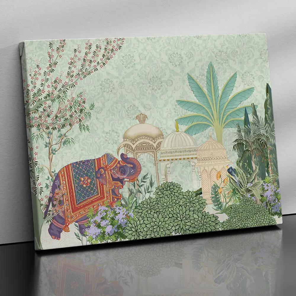 Traditional Indian Pichwai Art Canvas Print for Living Room Hotel Home ...
