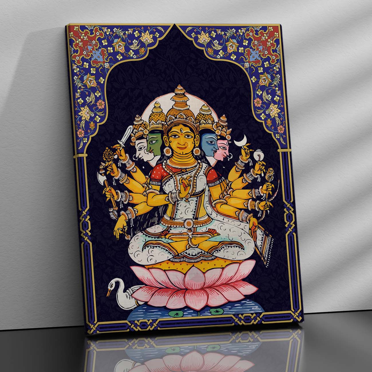 Pattachitra Wall Art For Home Décor Canvas Painting Religious Wall Déc ...