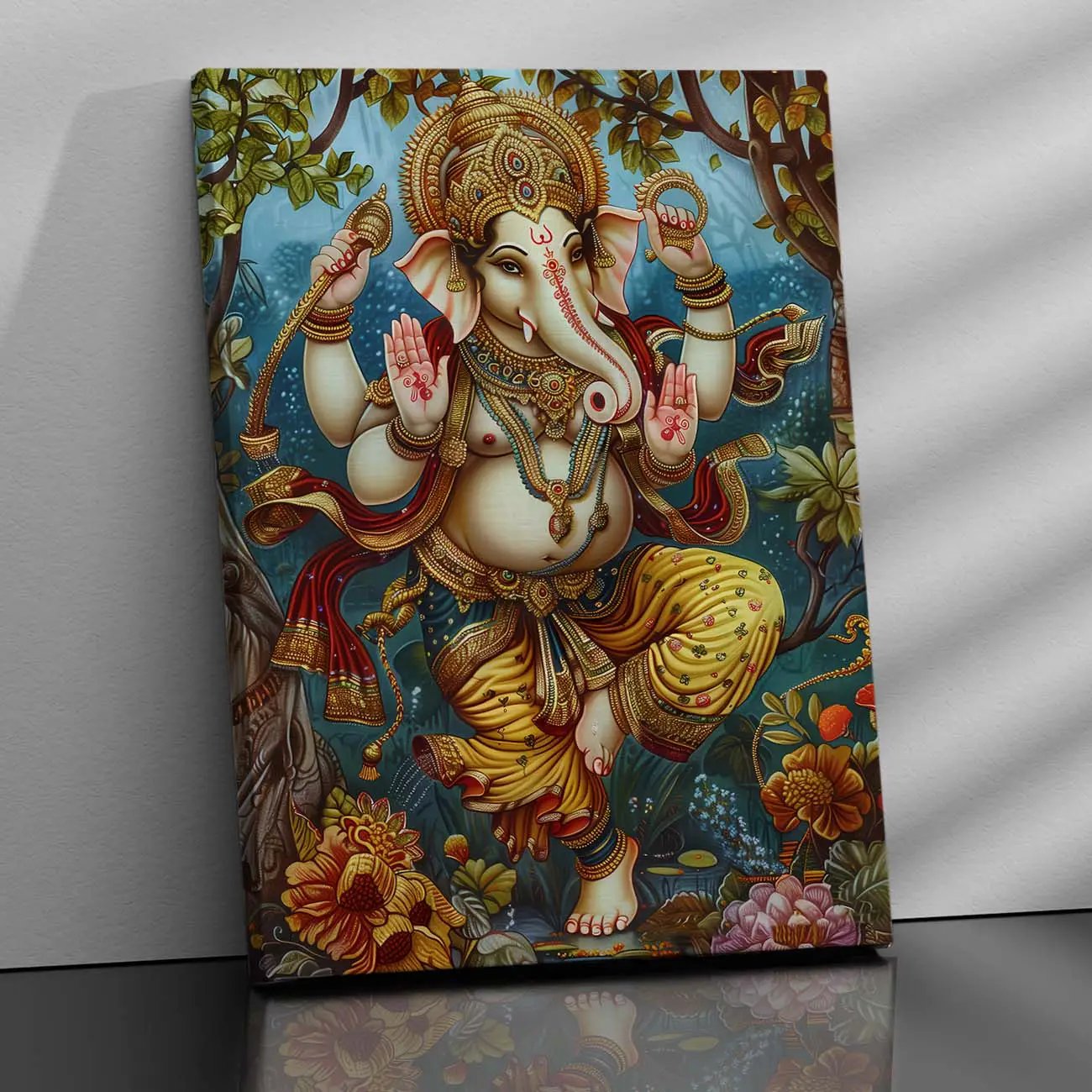 Traditional Inidan Folk Art - Kerala Mural Canvas Art Prints For Home ...