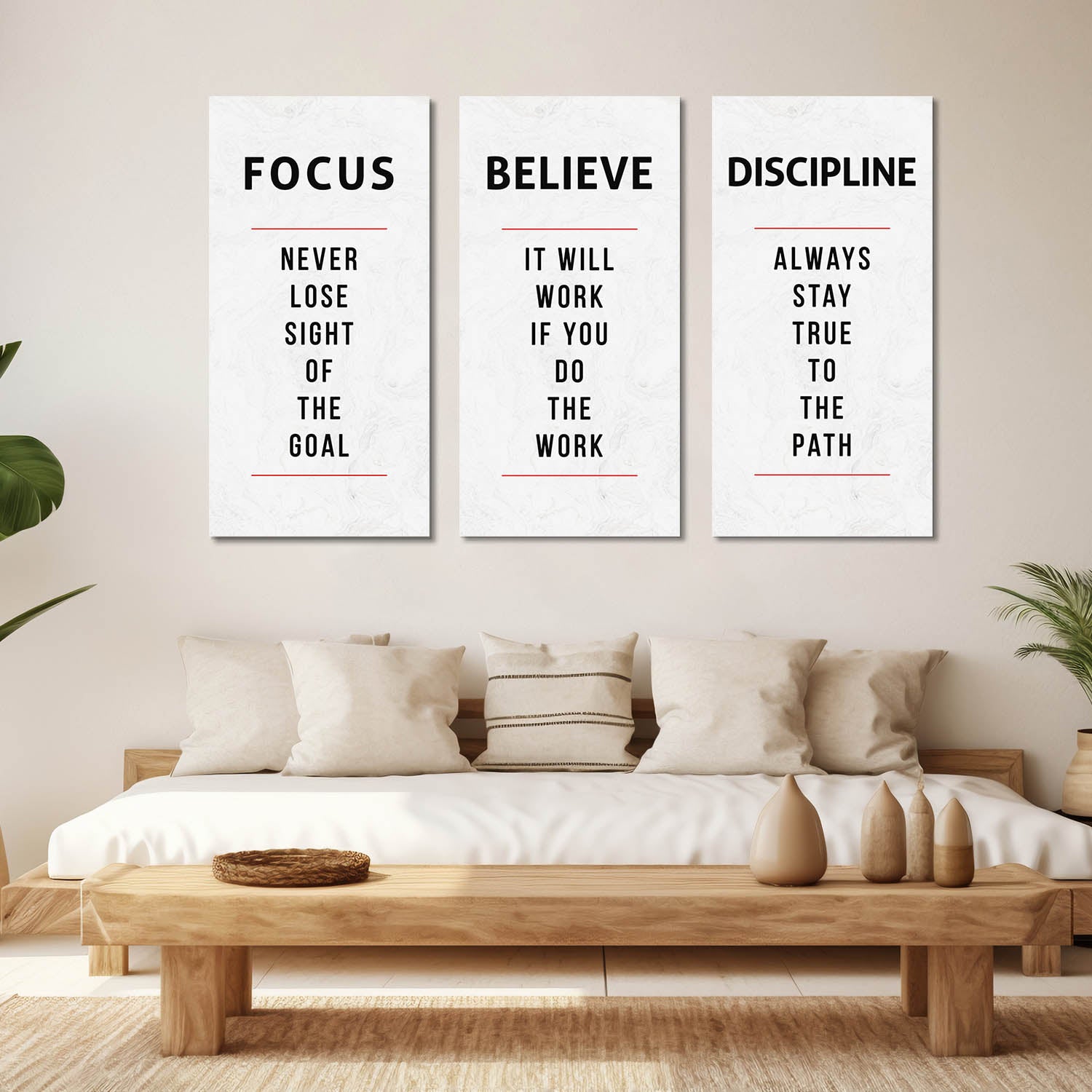 Motivational Canvas Art Set For Home Decor - Kotart