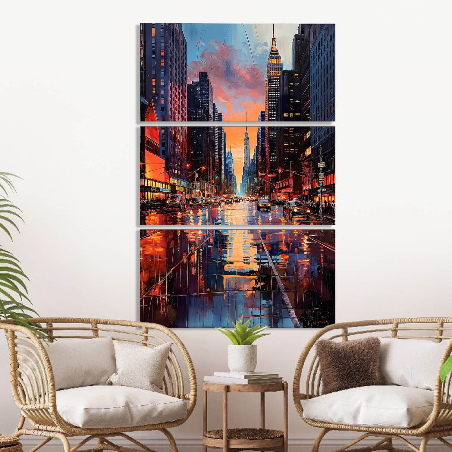 City View Wall Art Canvas For Home Décor Office Living Room