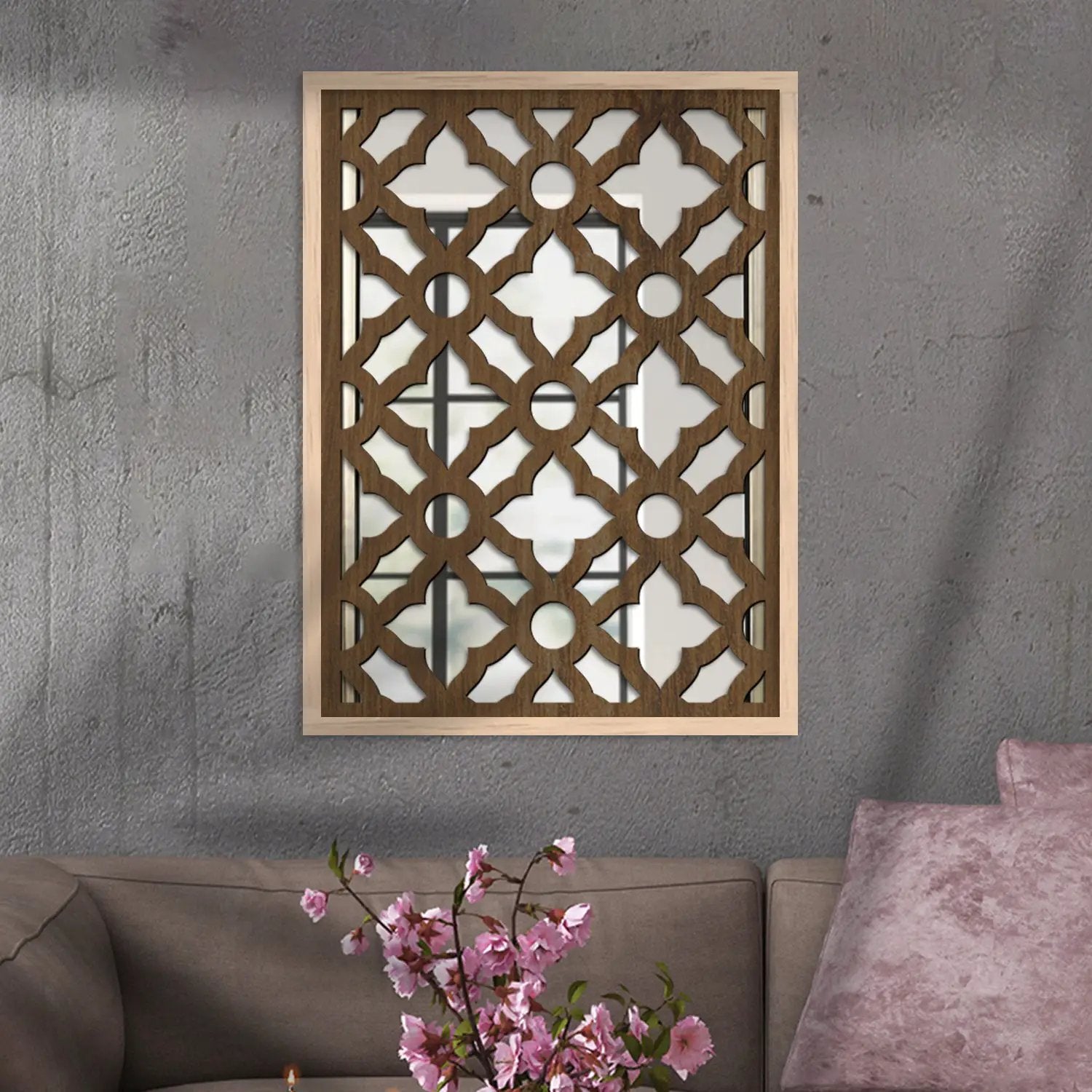 Decorative Wooden Wall Mirrors for Home Decor – Kotart
