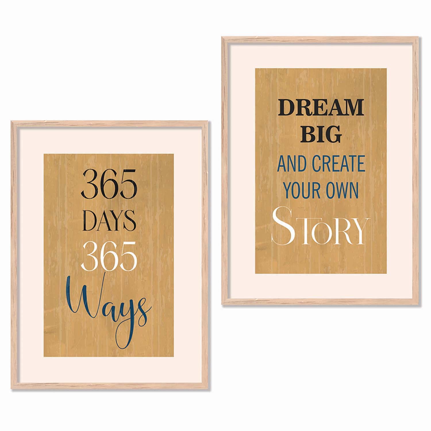 Motivational Quotes Framed Posters for Home and Office Decor - Wall Art ...