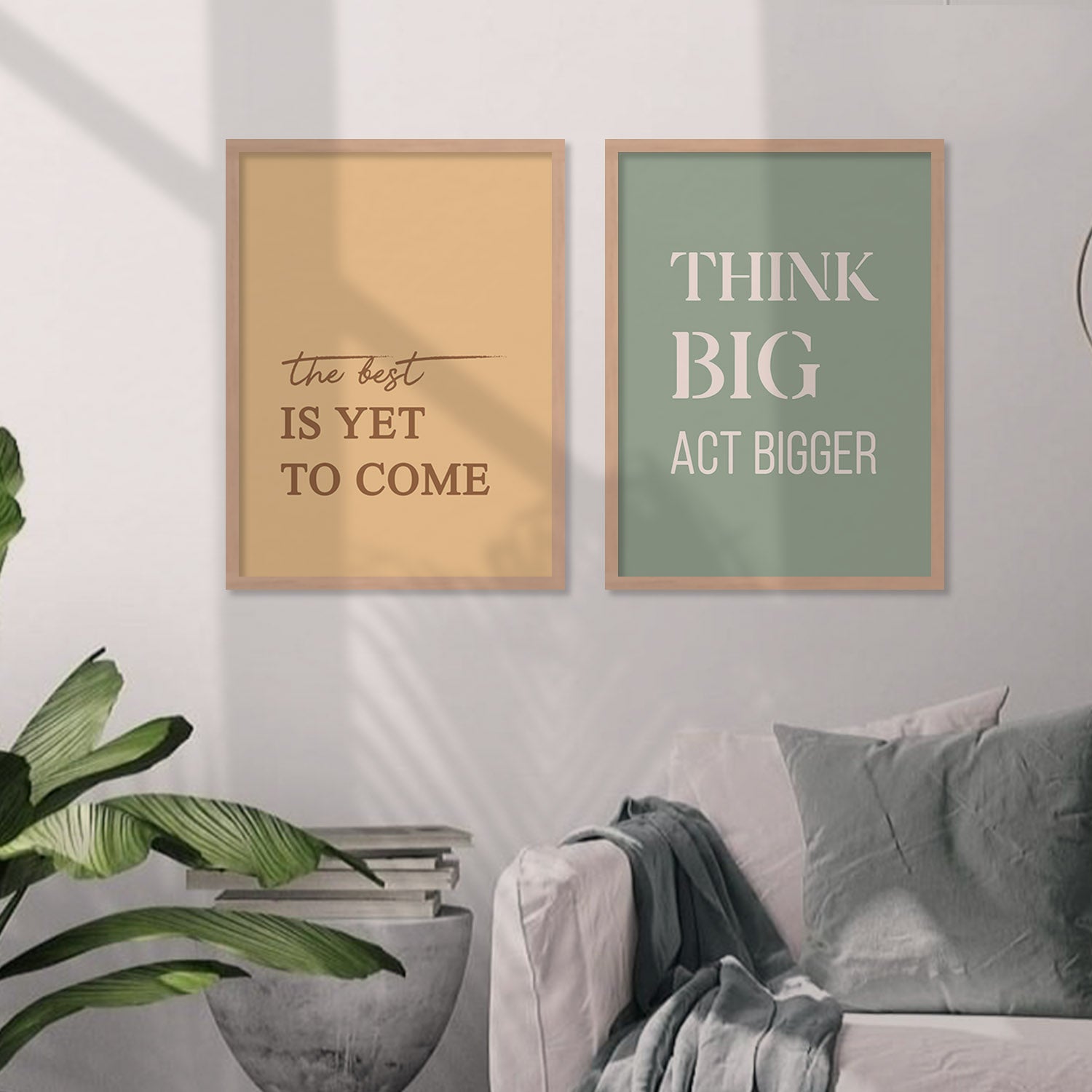 Motivational Quotes Pastel Colors Posters with Frame for Office Living ...