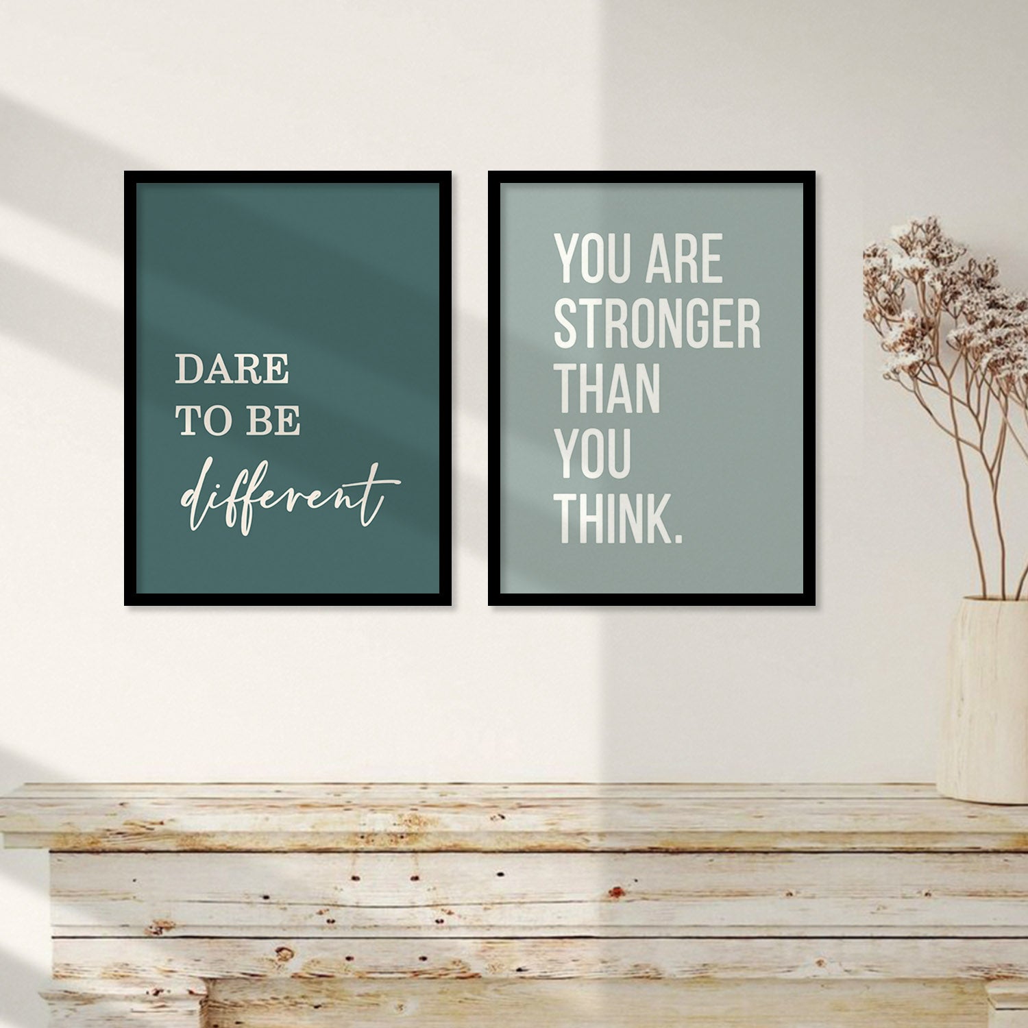 Motivational Quotes Pastel Colors Posters with Frame for Office Living ...