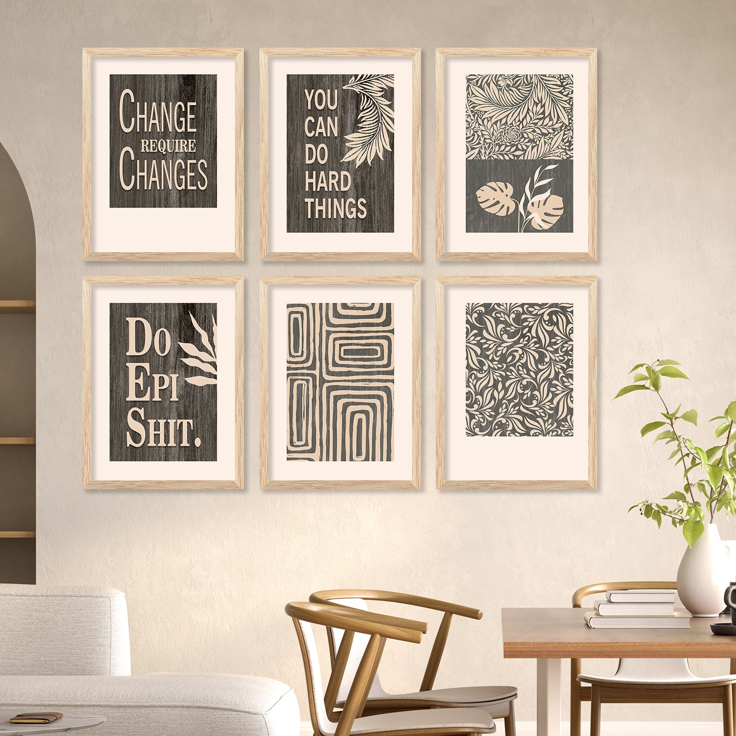 Motivational Quotes Framed Posters for Home Living Room Bedroom and Of ...