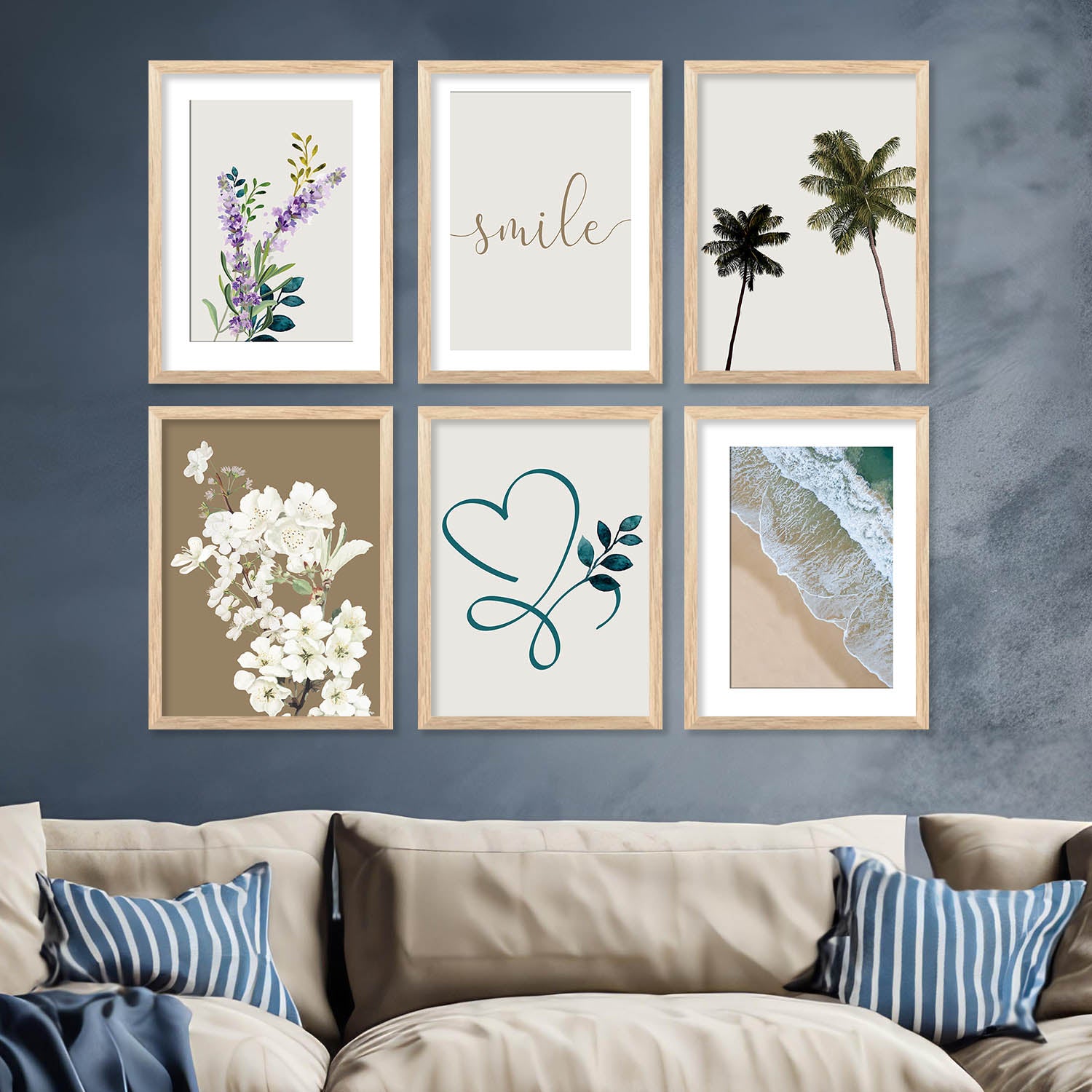 Nature Inspired Framed Art Posters for Home and Office Wall Decor - Kotart