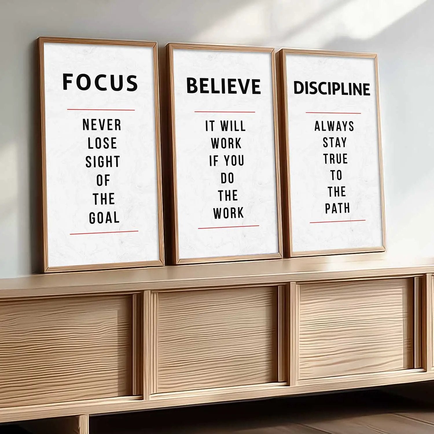 Motivational Quotes Framed Posters for Home and Office Decor - Wall Art ...