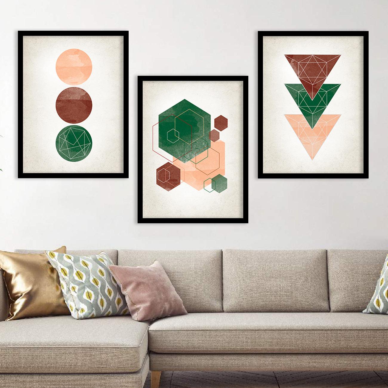 Aesthetic Wall Decor Framed Prints for Living Room Office Home Decor ...