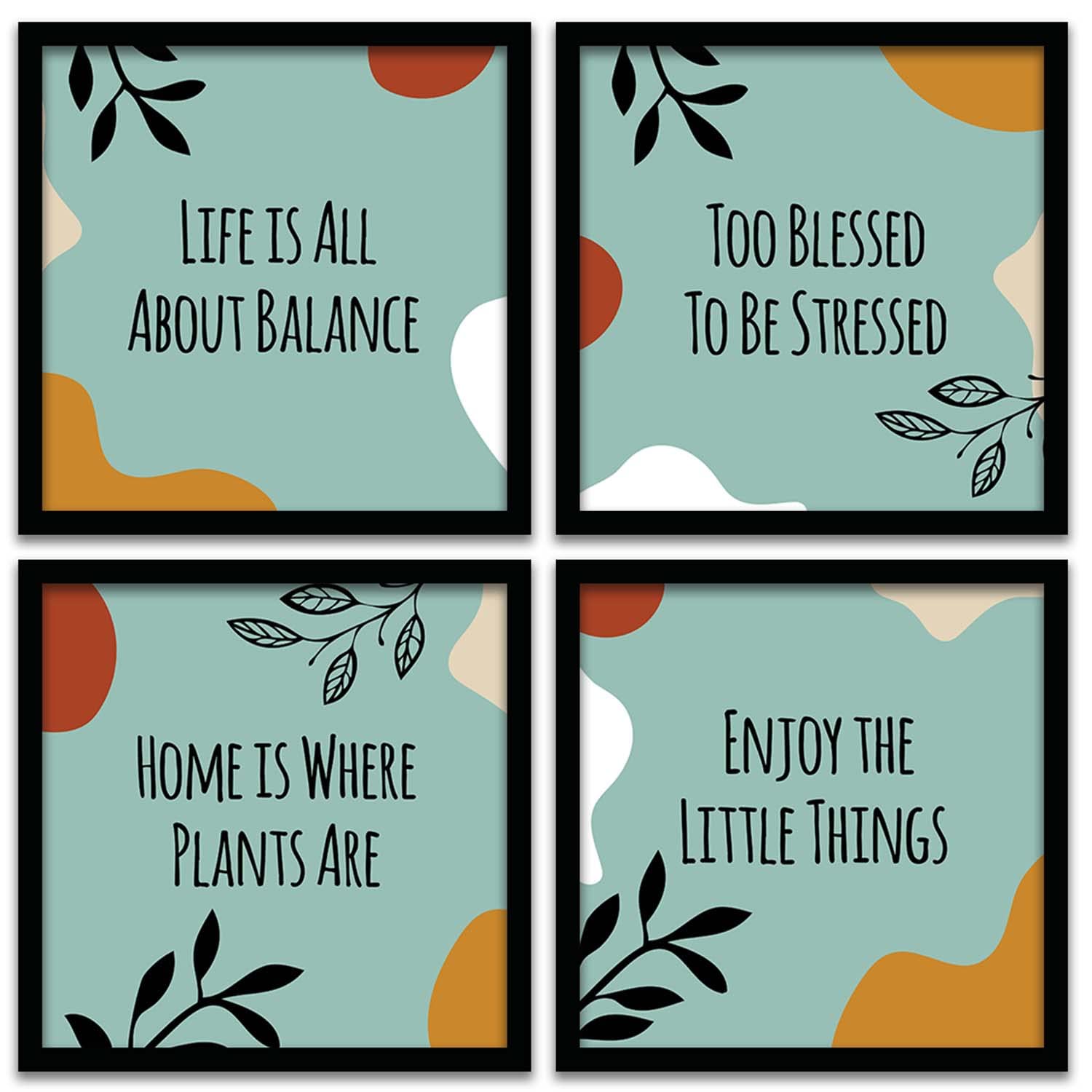 Motivational Quotes Framed Posters for Home and Office Decor - Wall Art ...