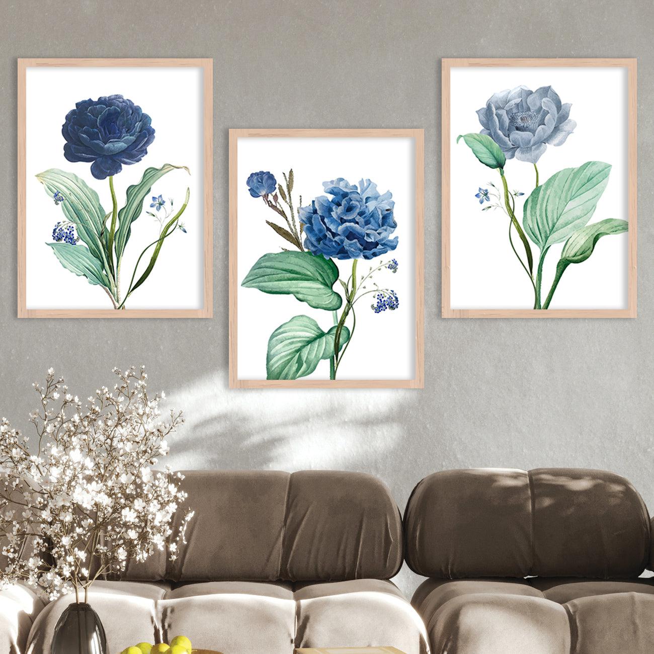 Floral Freedom - Floral Theme Abstract Art Prints for Bedroom Decor ...