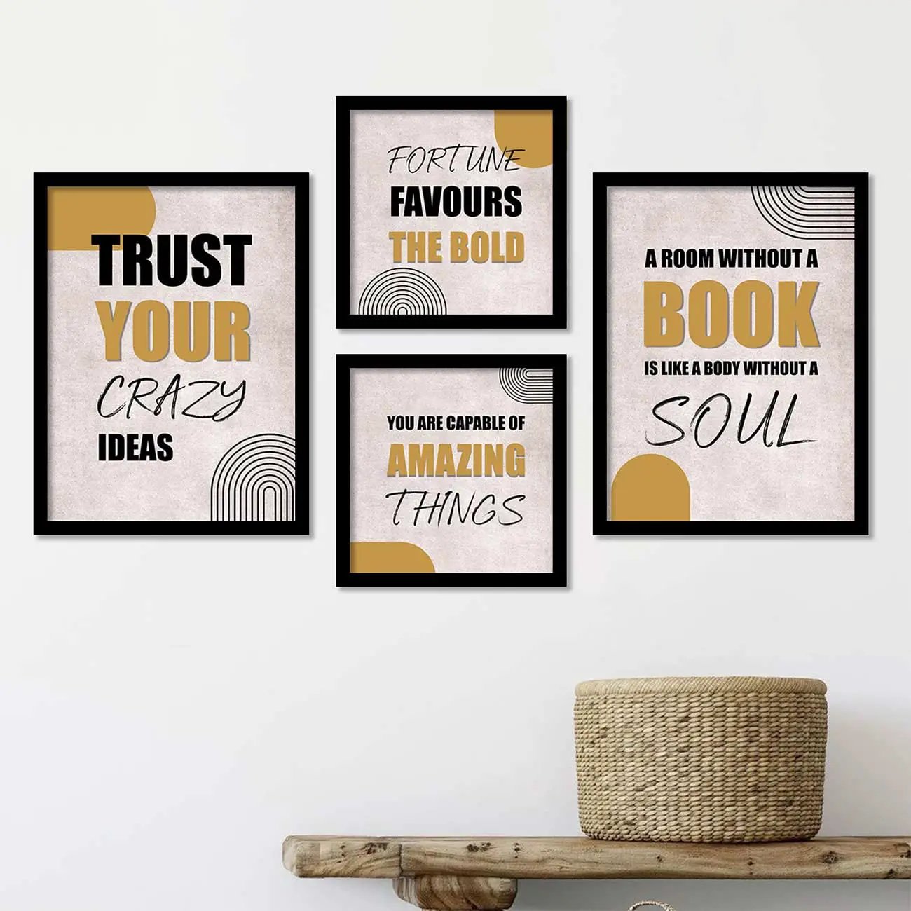Framed Quotes Posters for Wall Decor – Kotart