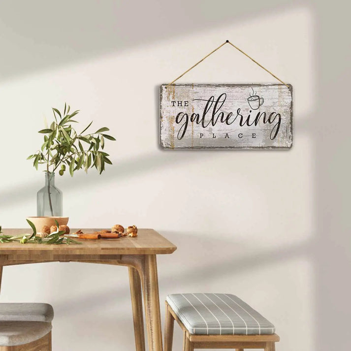 Kitchen Quotes MDF Wood Wall Hanging for Kitchen and Restaurant Wall D ...