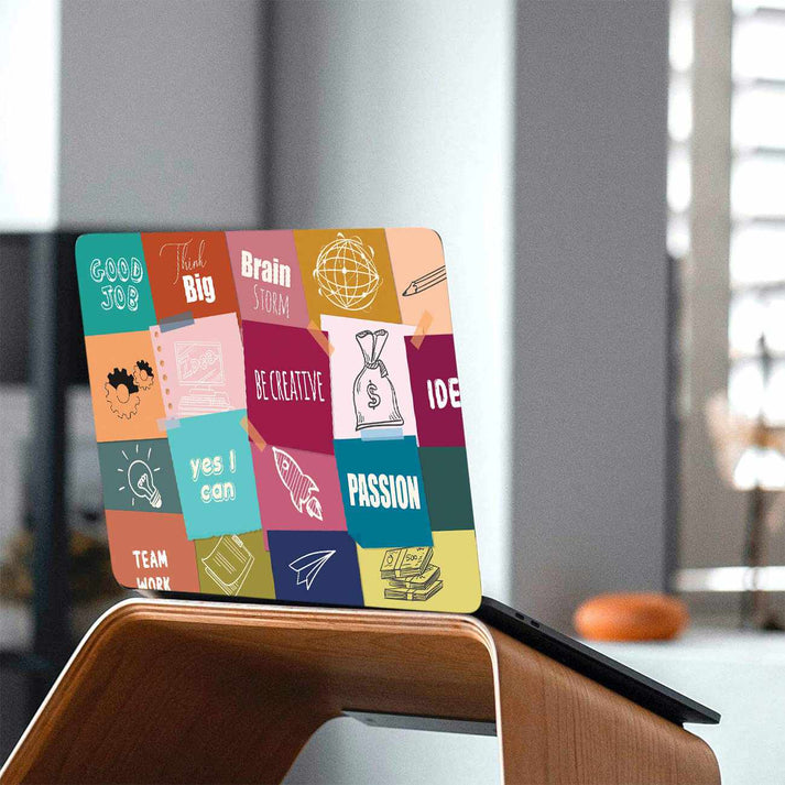 Kotart Motivational Doodle Design Laptop Skins for All Laptops Upto 15
