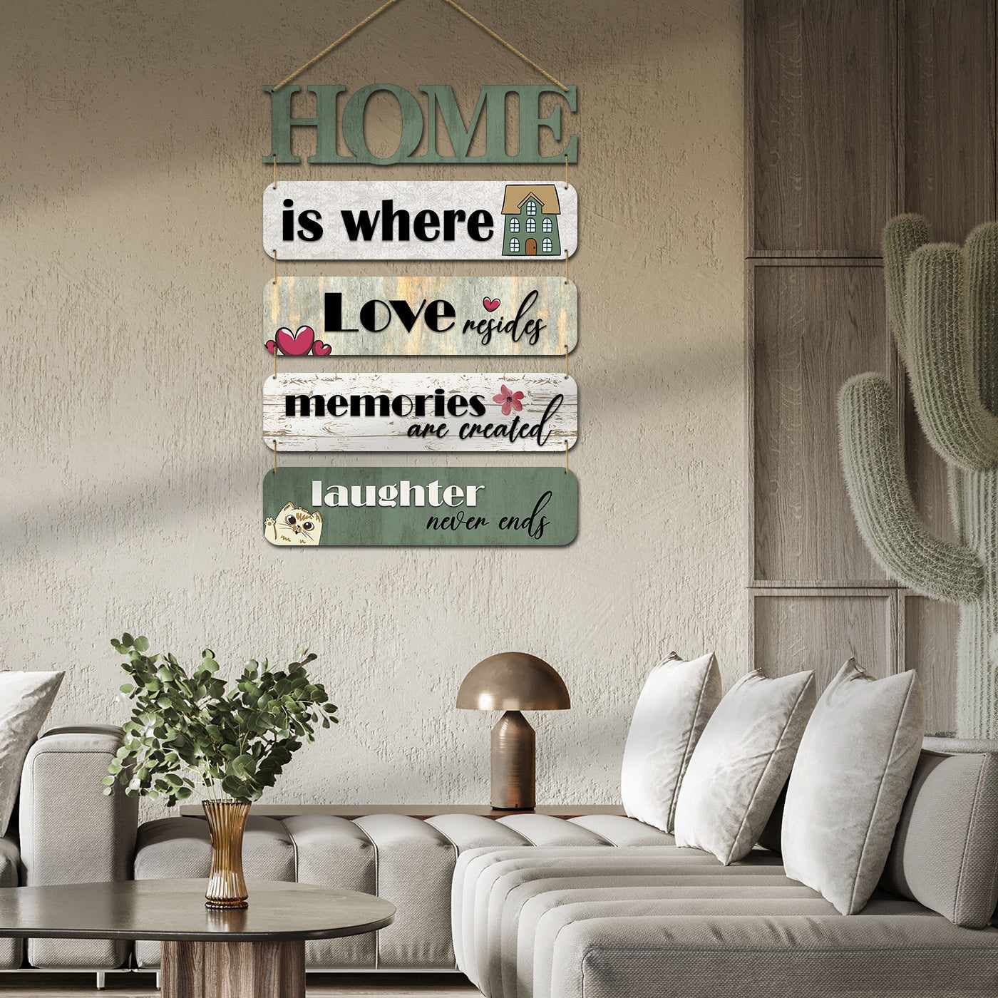 MDF Wood Wall Hangings for Home Living Room Bedroom Wall Decor – Kotart