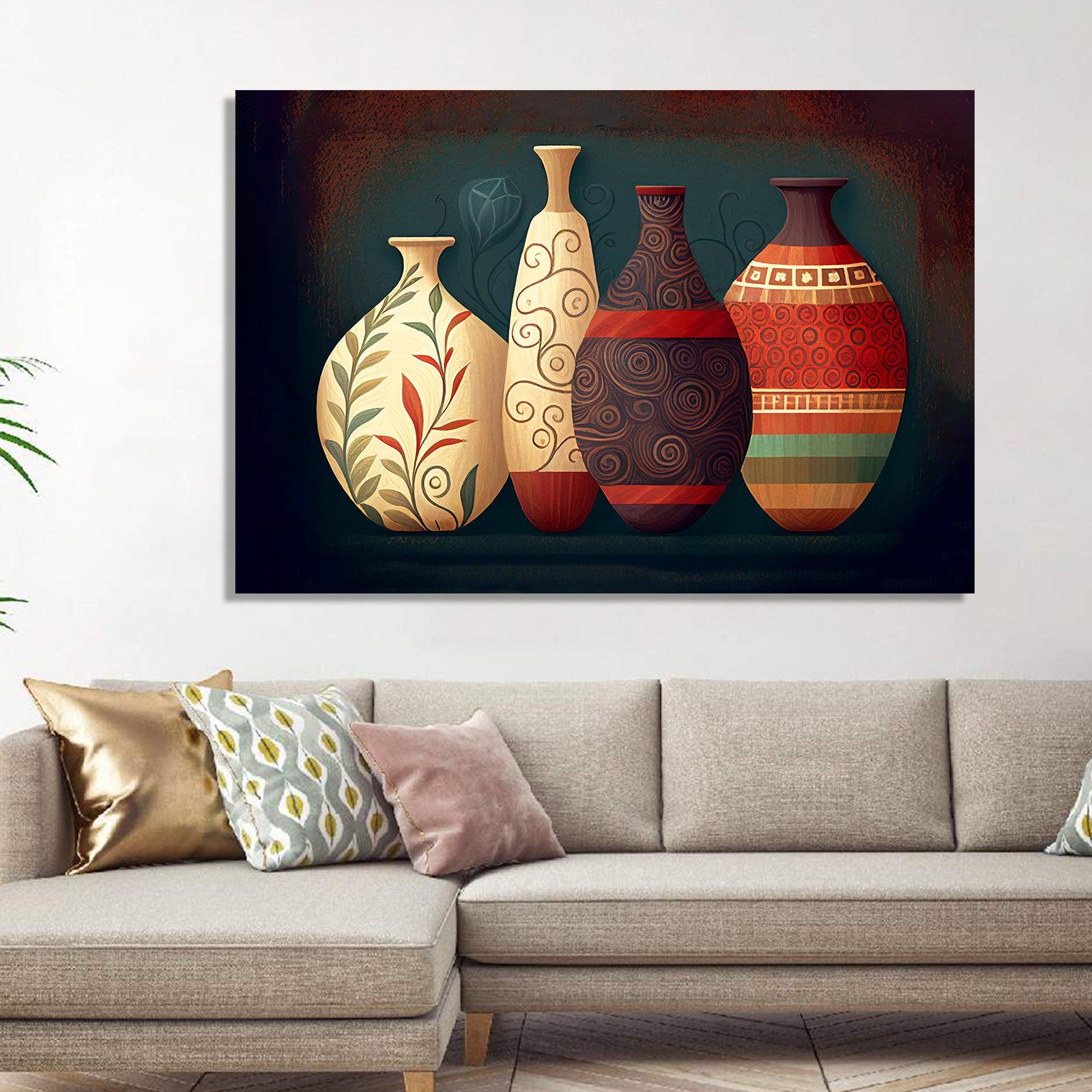 Modern Art Canvas Print for Home Living Room Wall Decor - Beautiful Va ...