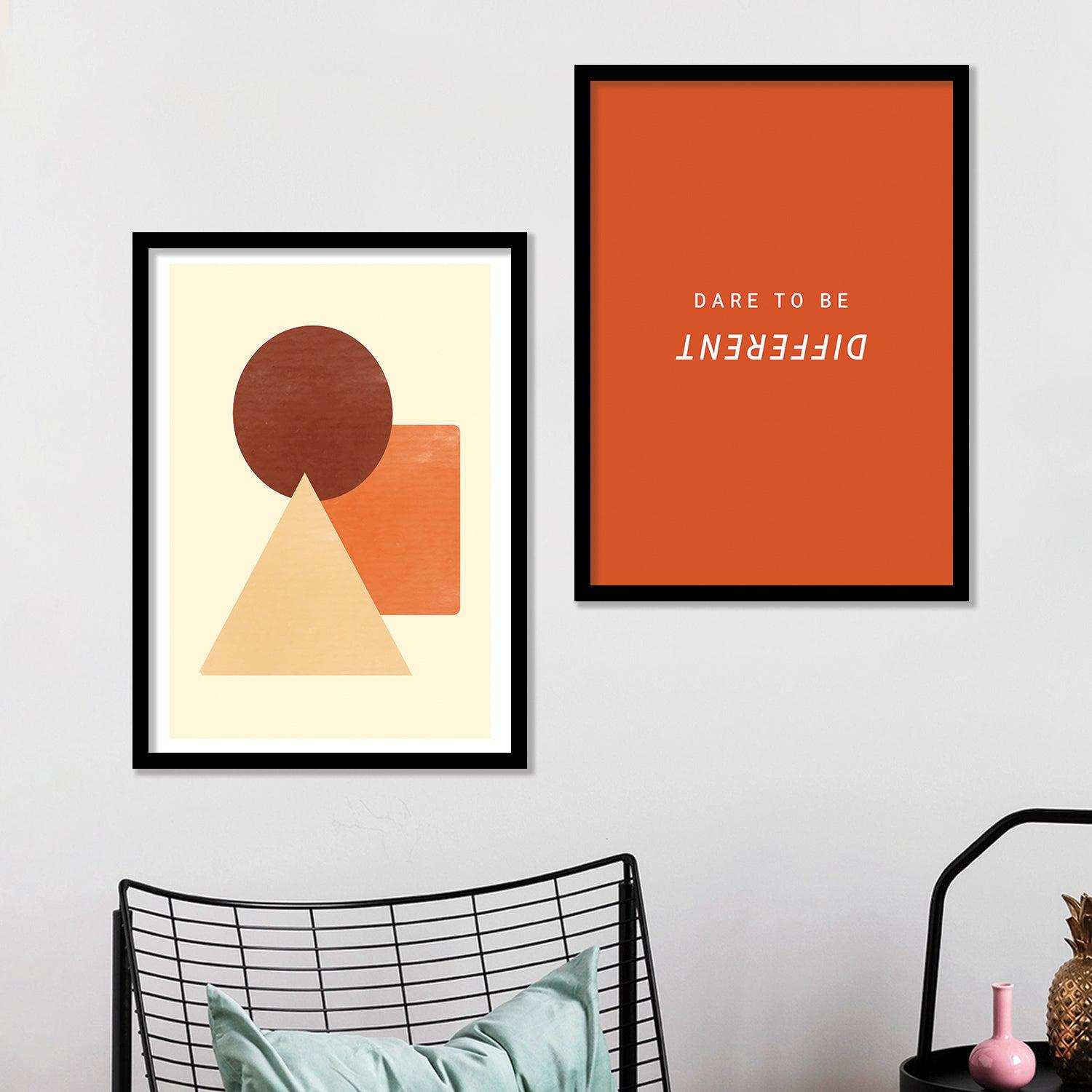 Motivational Quotes Framed Posters for Home and Office Decor - Wall Art ...