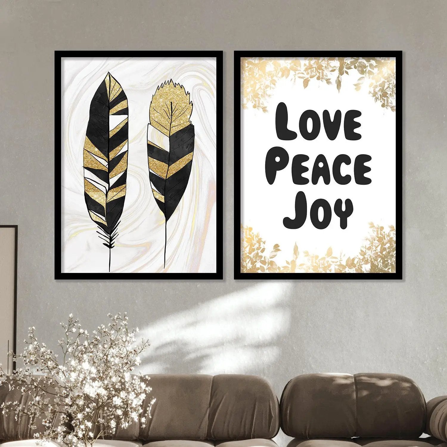 Modern Art Posters with Frame - Motivational Quotes Wall Frame – Kotart