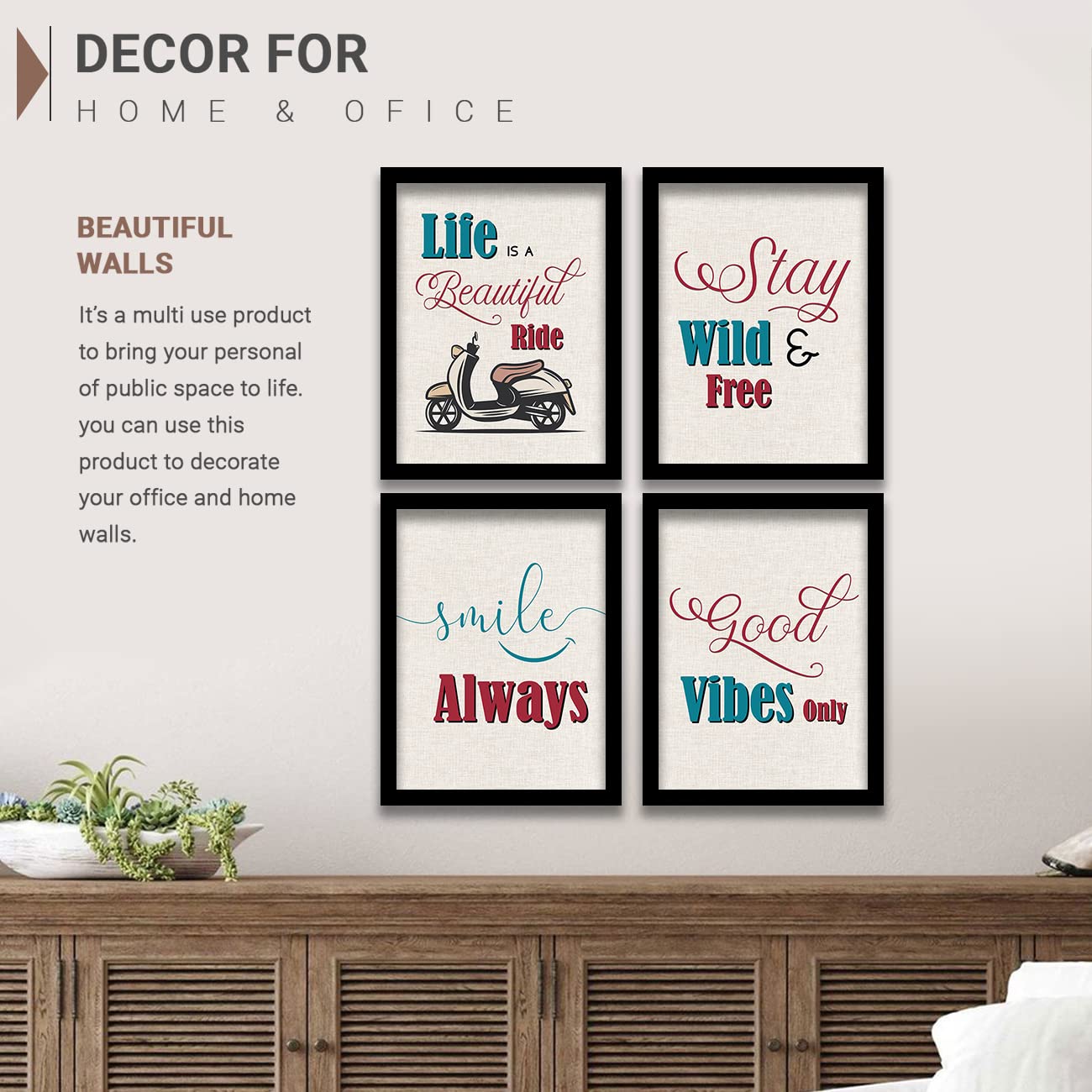 Motivational Quotes Framed Posters - Kotart
