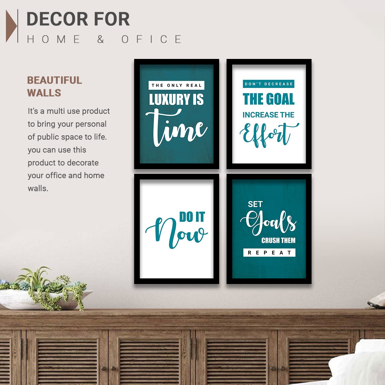 Motivational Quotes Framed Posters – Kotart