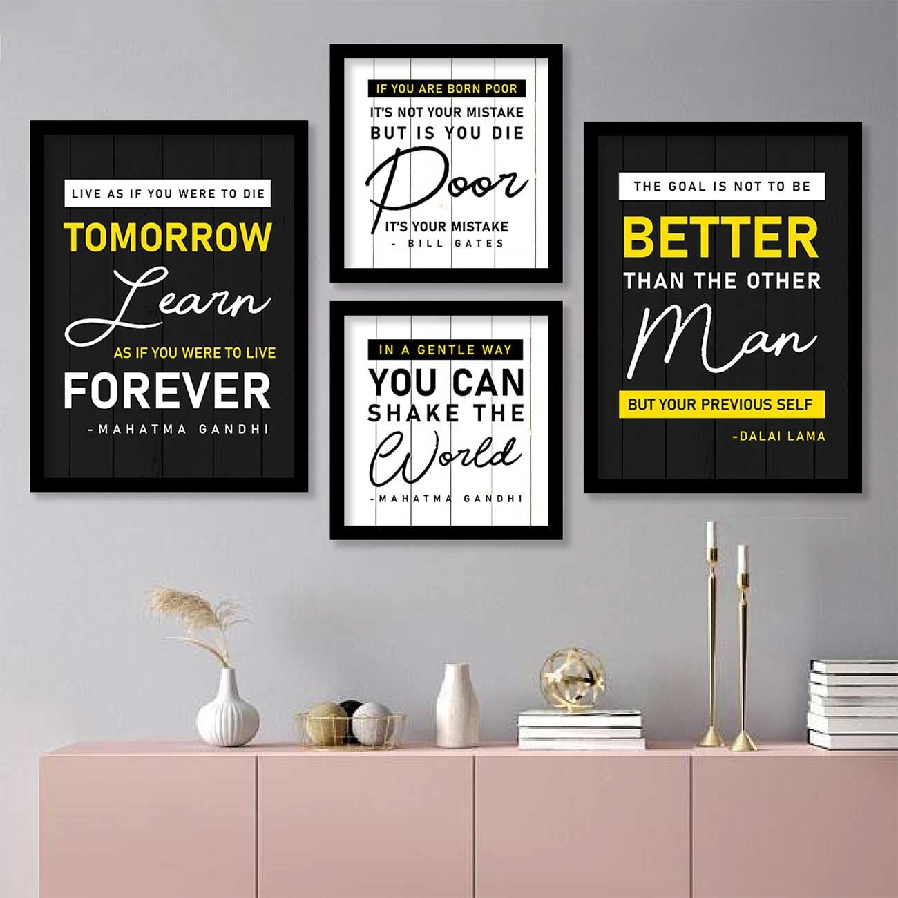 Motivational Quotes Framed Posters – Kotart