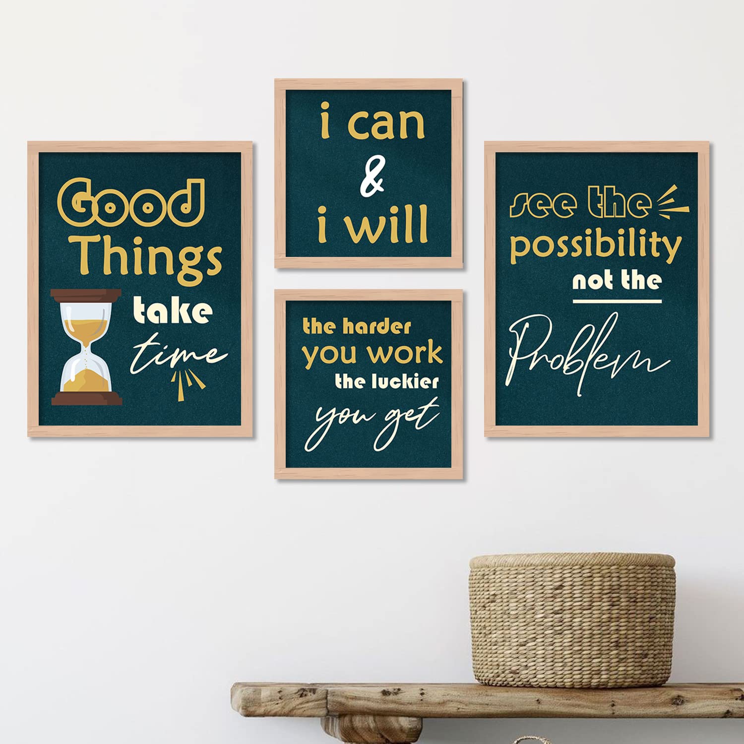 Motivational Quotes Framed Posters – Kotart