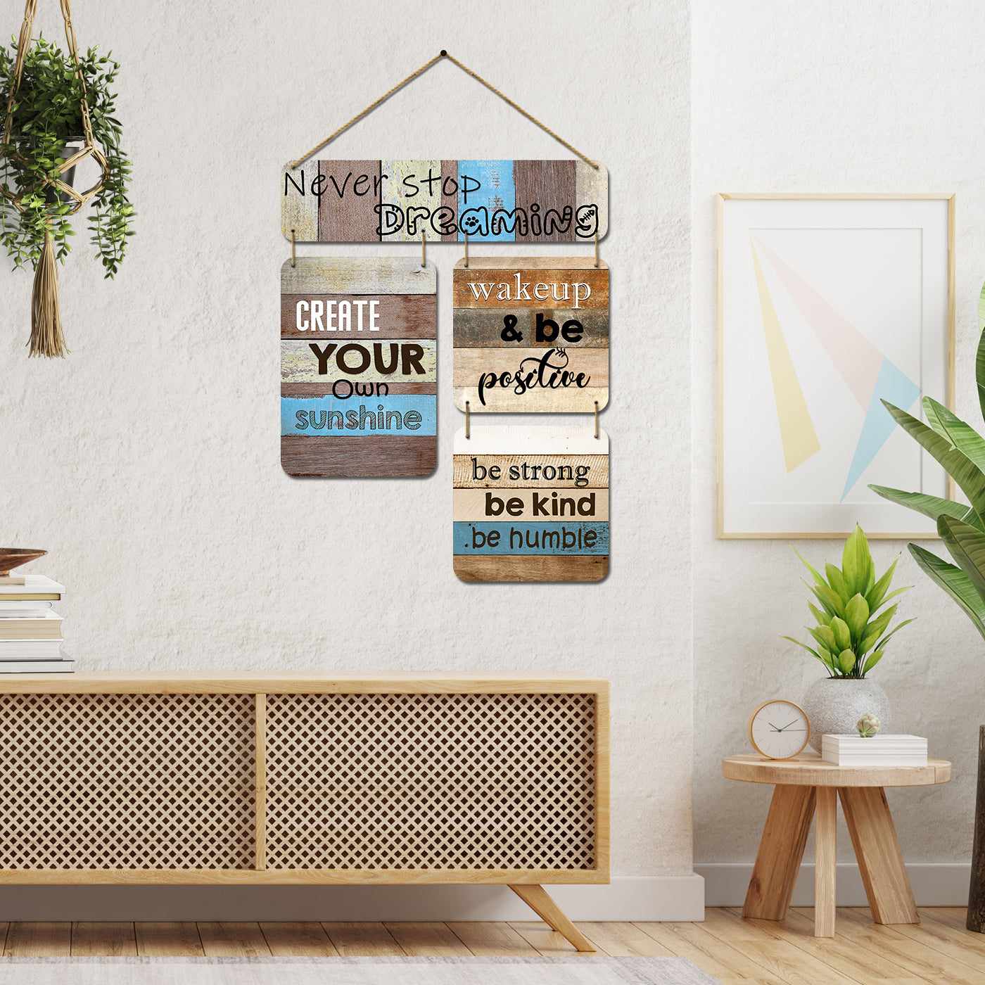 Motivational Quotes MDF Wood Wall Hanging for a Motivating and Encoura ...