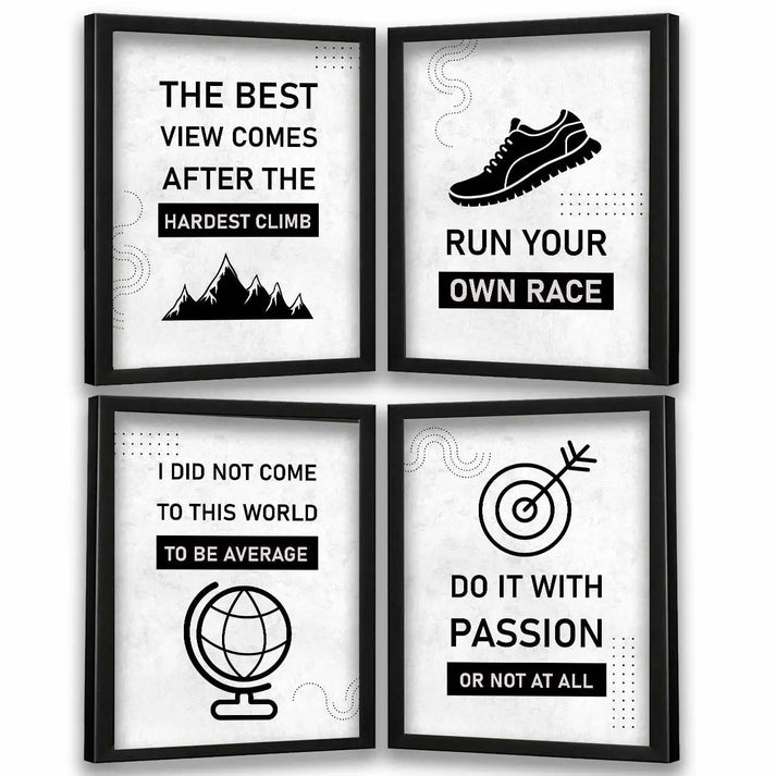Motivational Quotes Posters w/Frames – Kotart