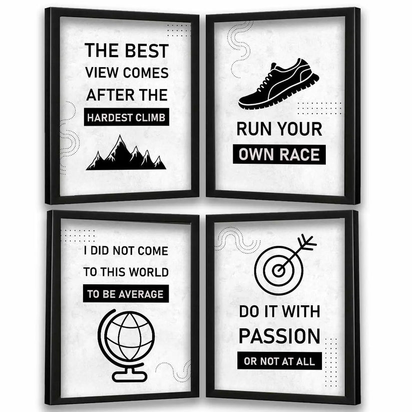 Motivational Quotes Posters w/Frames – Kotart