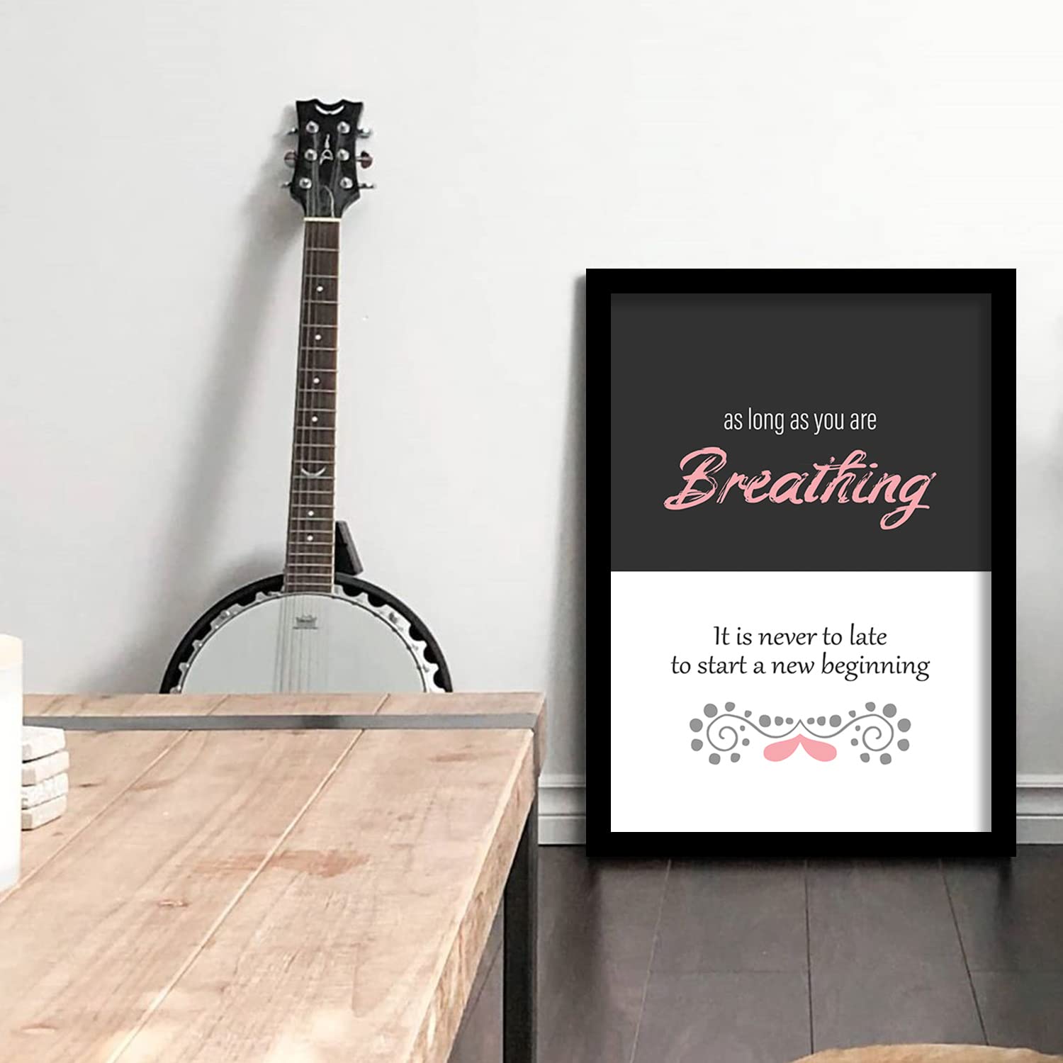 Motivational Wall Poster with Frame - Kotart