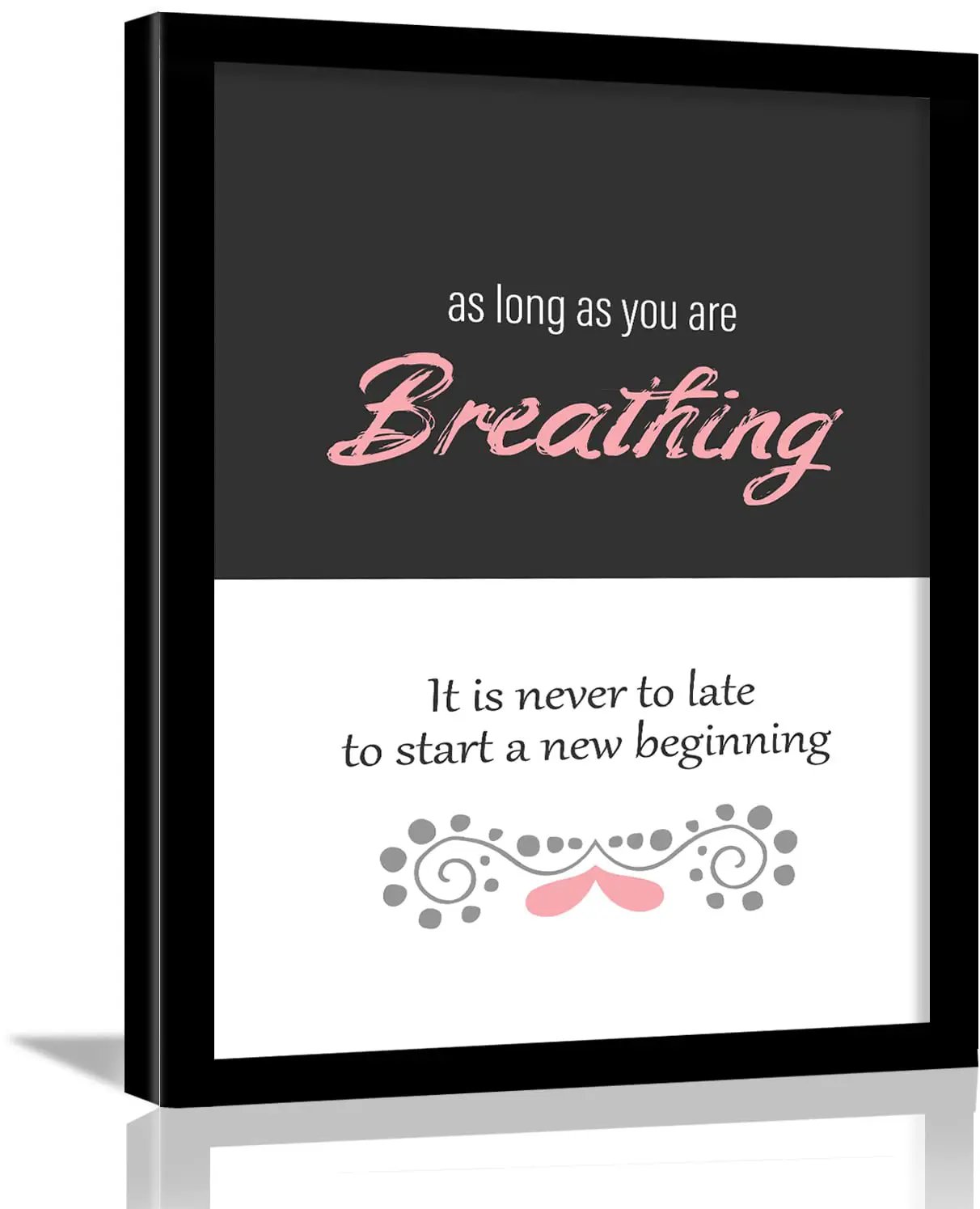 Motivational Wall Poster with Frame - Kotart