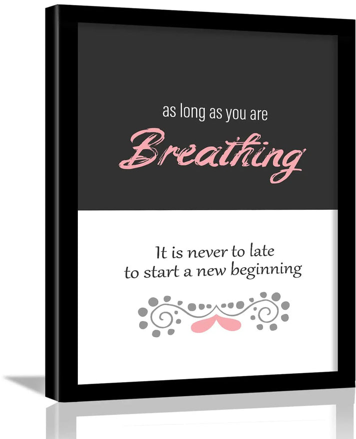 Motivational Wall Poster with Frame – Kotart