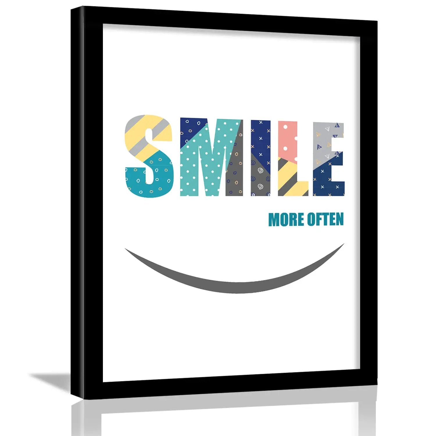 Smile Framed Motivational Quotes for Positive Energy - Kotart